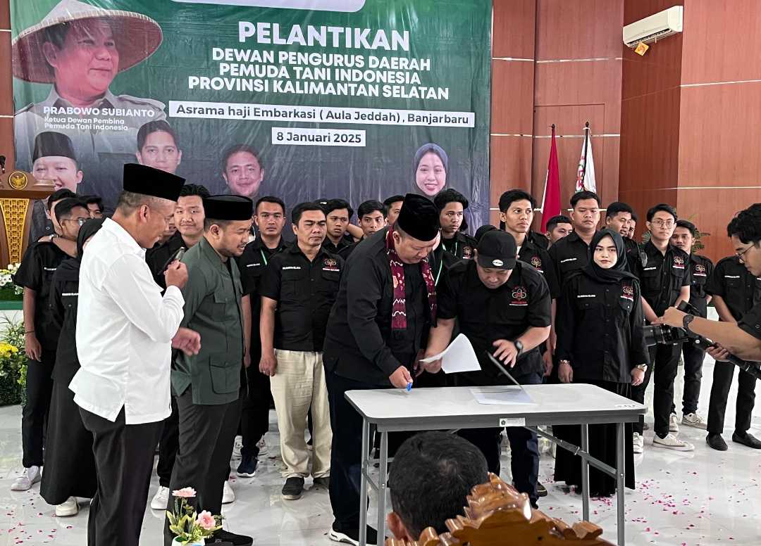 65 Anggota DPD Pemuda Tani Indonesia Kalsel Resmi Dilantik, Siap ...